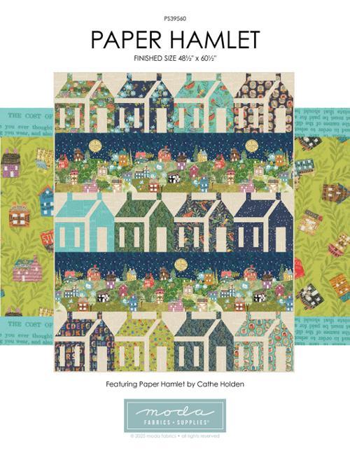 Paper Hamlet Pattern finished size 48.5x60.5 pattern by Cathe Holden ...
