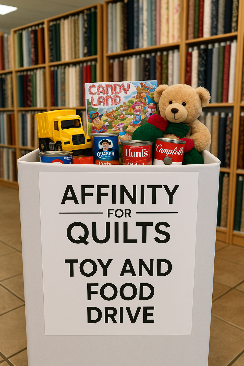 Tis’ the Season to Give – Affinity For Quilts, Inc.