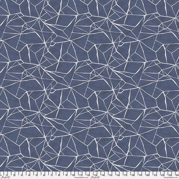 Free Spirit Fabric Daybreak Unfolding Blue Hour PWSR097.BLUEHOUR ...