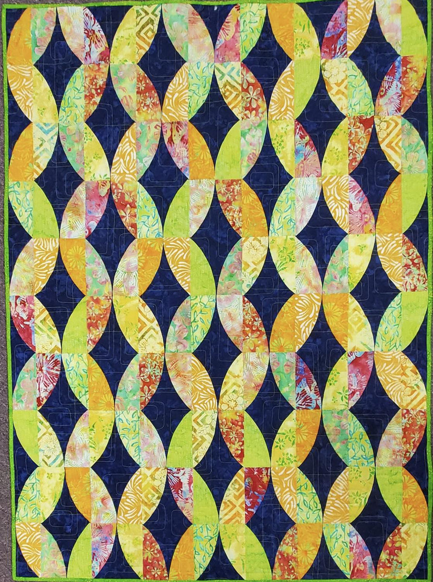 Metro Twist Quilt Kit finished size 40"x56" pattern by Sassafras Lane ...