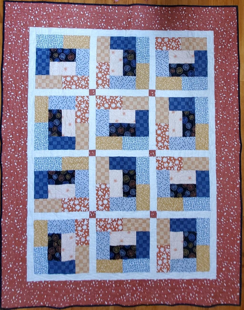 Mountain Bliss Quilt Kit finished size 53"x66.5" pattern by Night Owl ...