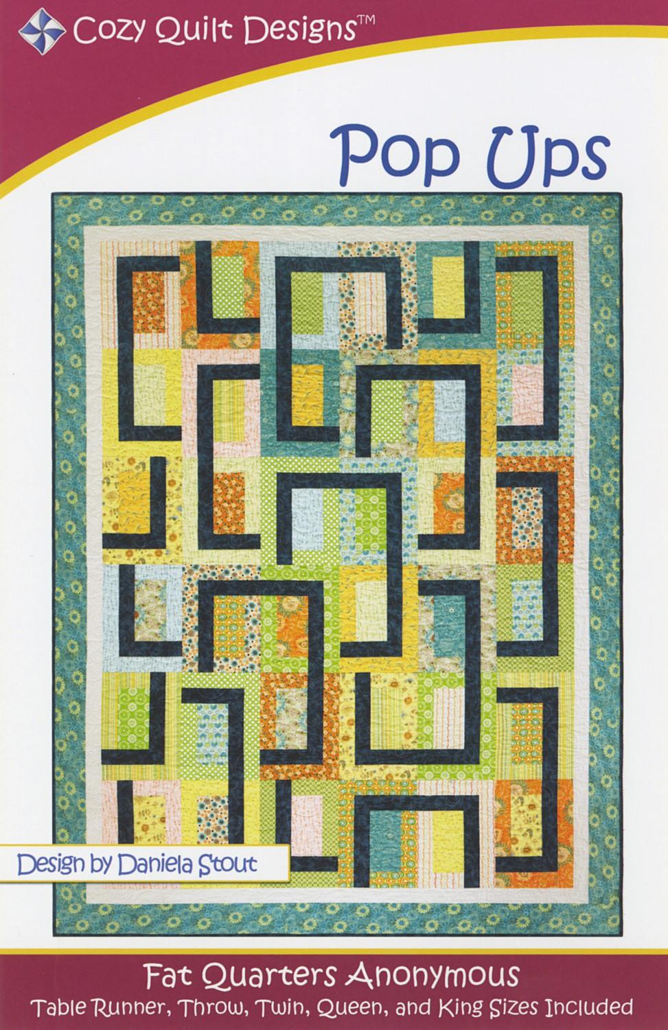 Pop Ups Quilt Pattern from Cozy Quilt Designs multiple size options – Affinity For Quilts, Inc.