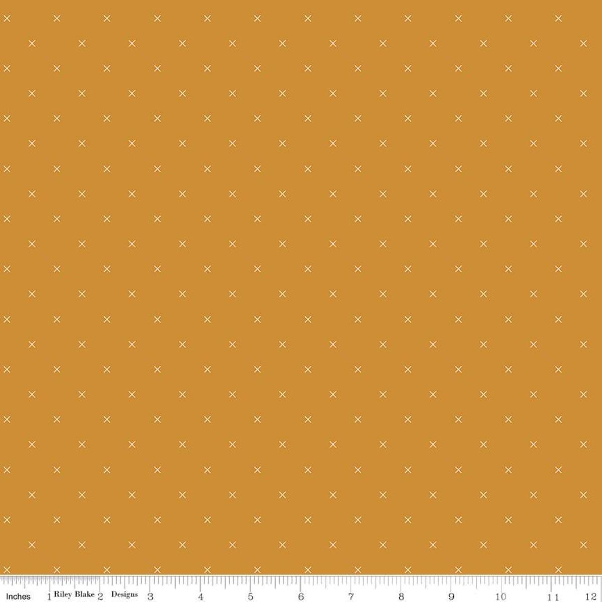 Riley Blake Designs Bee Cross Stitch Butterscotch C745-BUTTERSCOTCH ...