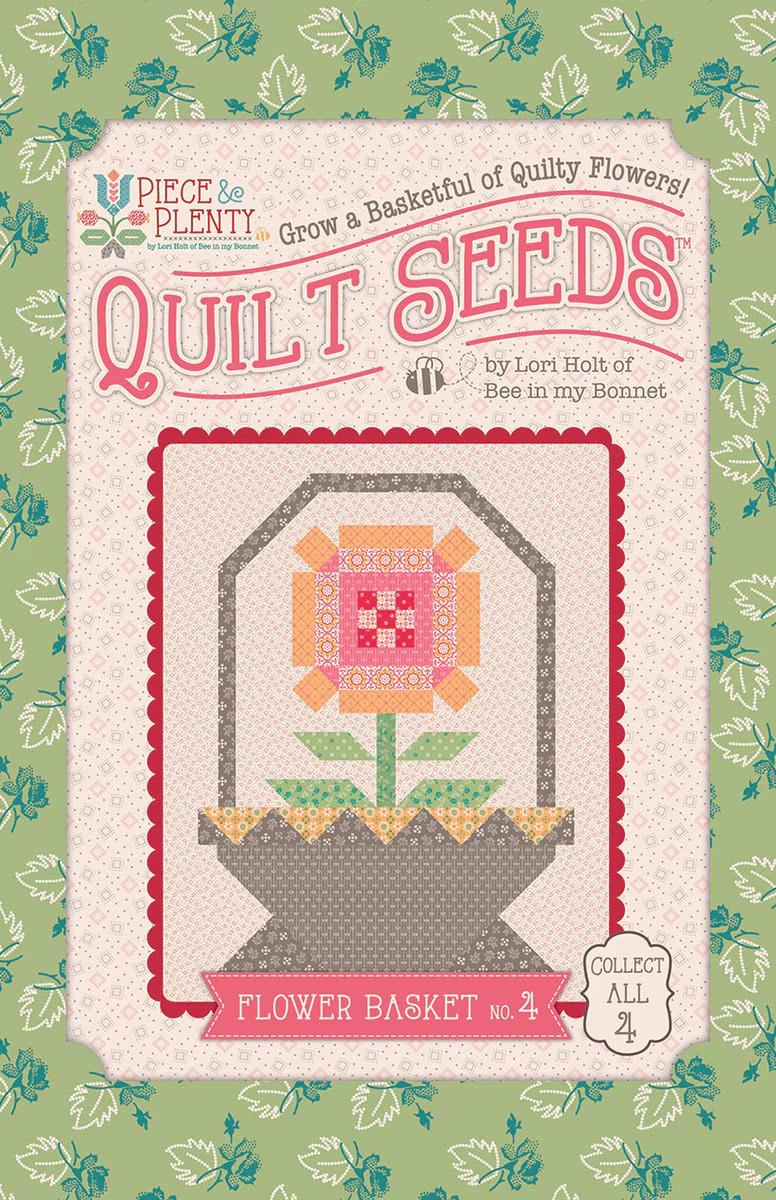 Riley Blake Designs Lori Holt Piece & Plenty Quilt Seeds Flower Basket ...