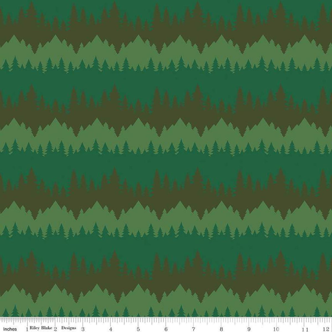 Riley Blake Designs Only You Tree Stripe Forest C14642-FOREST ...