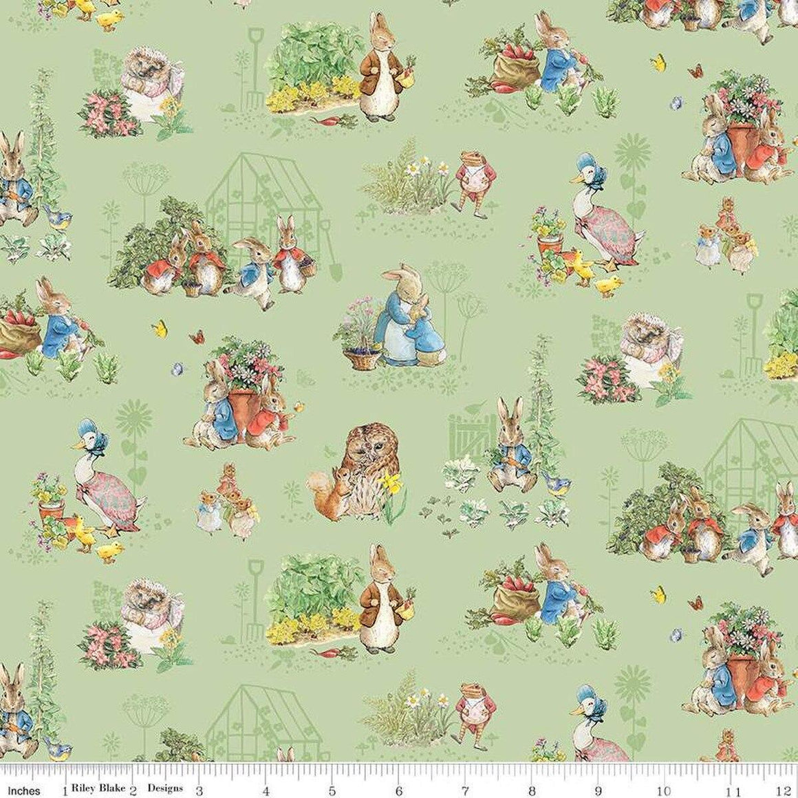 Riley Blake Designs Peter Rabbit & Friends Flannel Characters F16789-F ...
