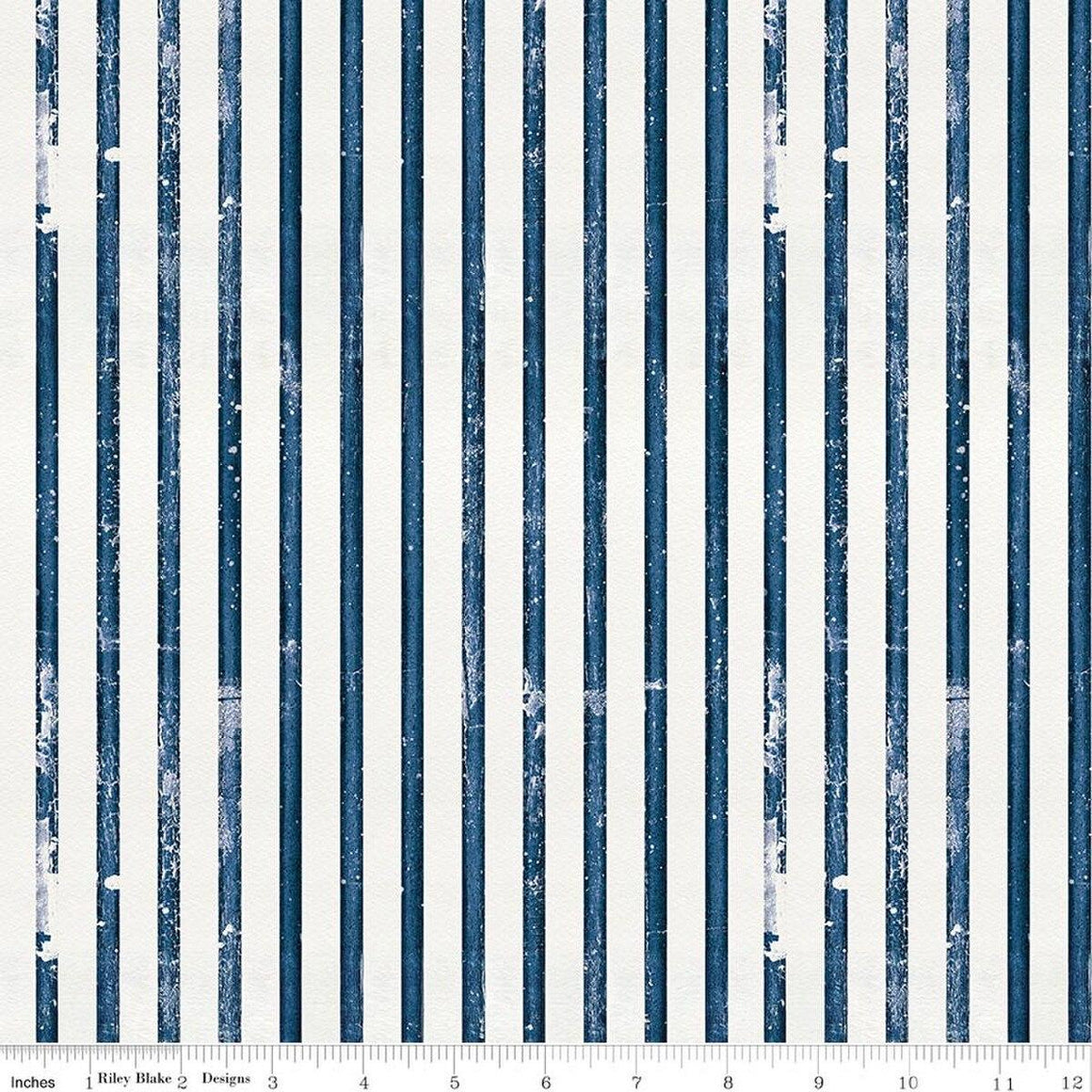 Riley Blake Designs Sew America Faded Stripes Blue C17439-BLUE ...