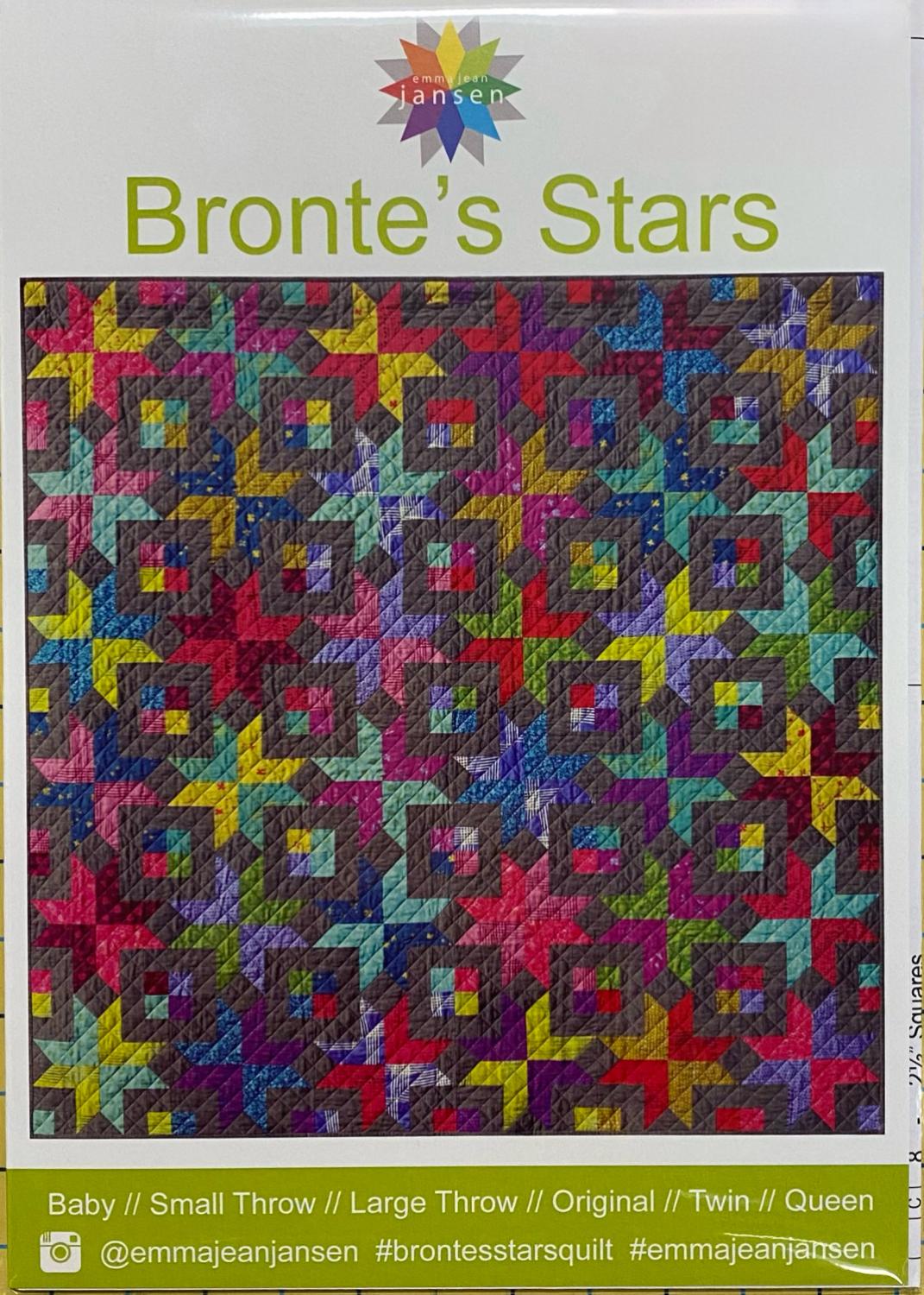 Bronte's Stars Quilt Pattern by Emma Jean Jansen – Affinity For Quilts ...
