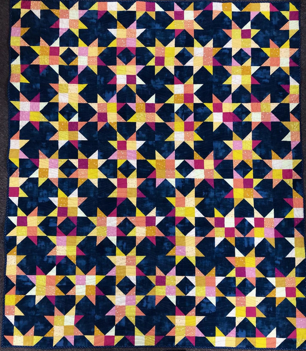 Night Vision Quilt Kit finished Size 60"x72" pattern from Modernly Mor ...