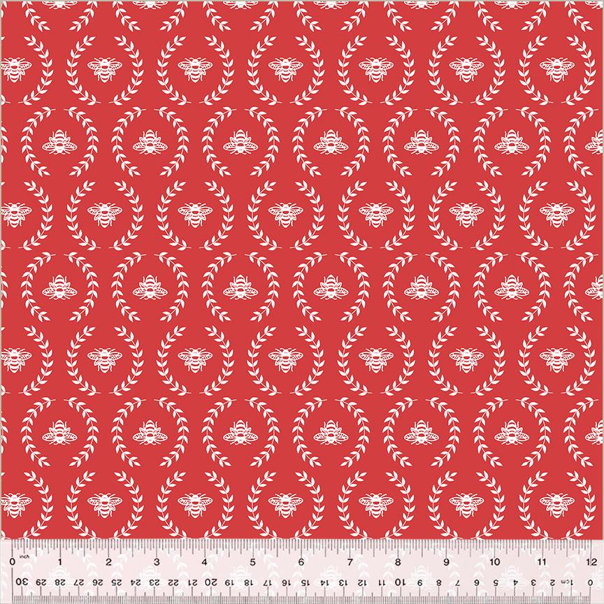 Windham Fabrics Clover & Dot Bee Red 53862-7 – Affinity For Quilts, Inc.